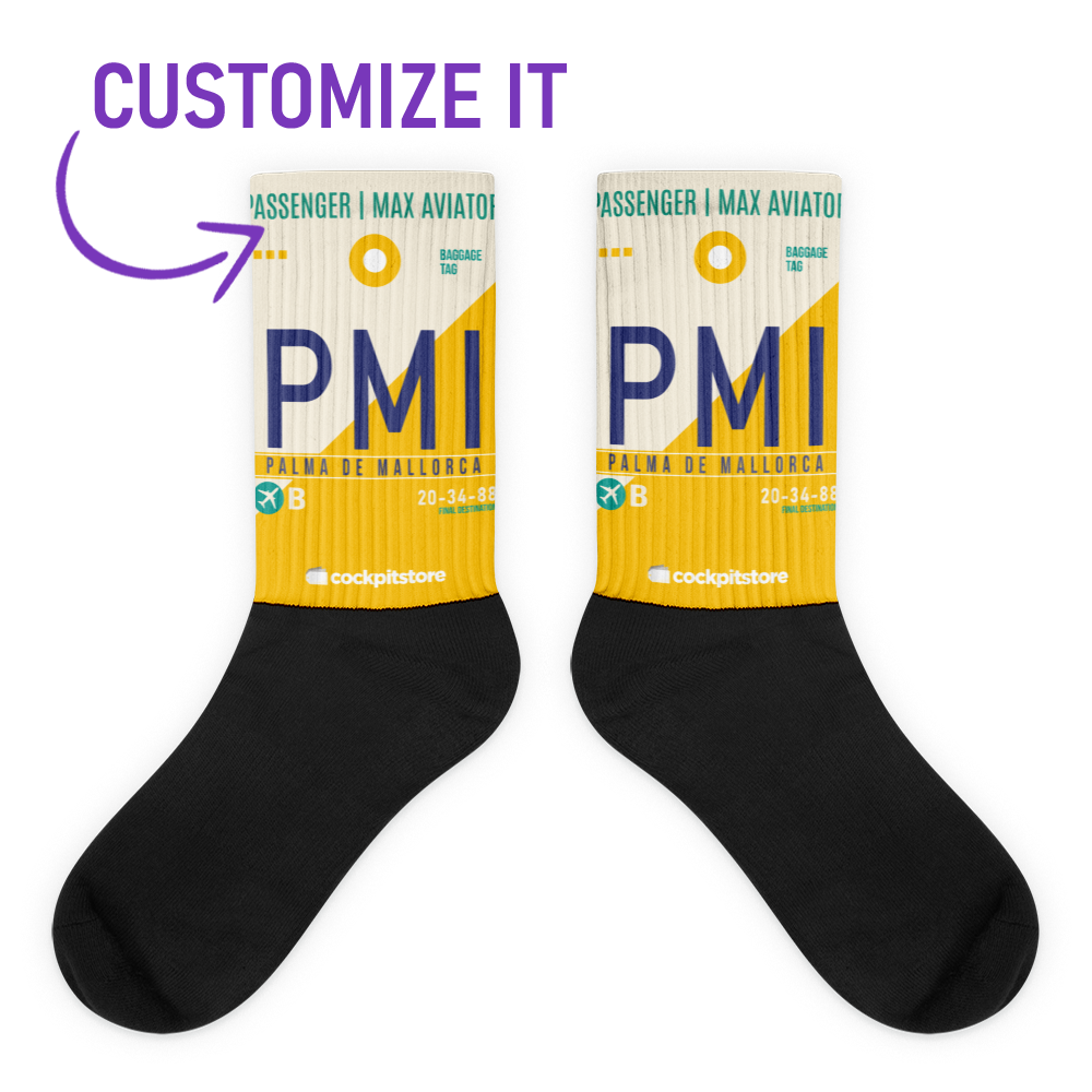 PMI - Palma De Mallorca Socken Flughafencode – Cockpitstore