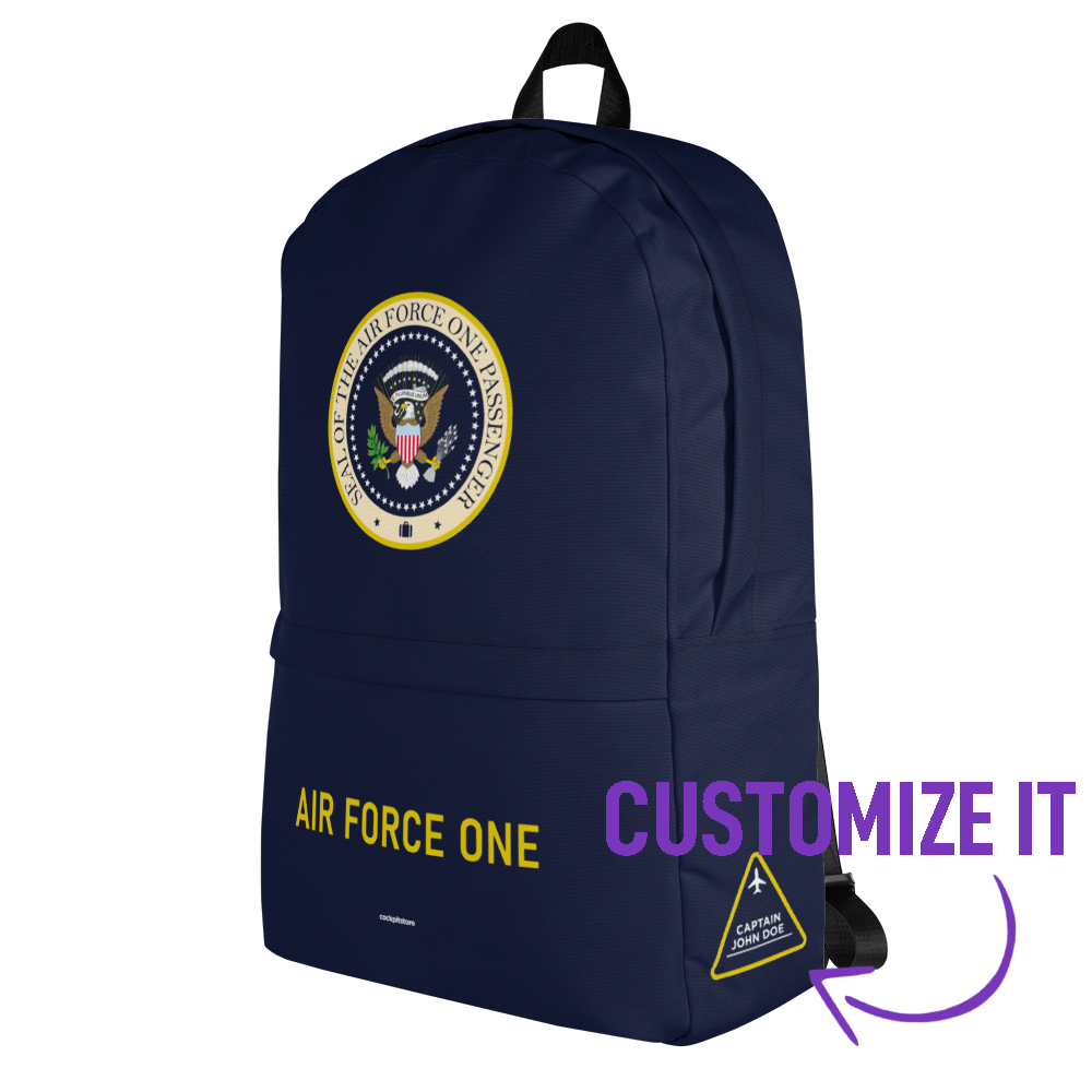 Air Force One President Plane - Backpack - Rucksack – Cockpitstore