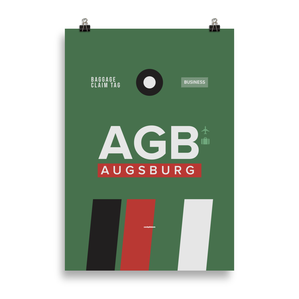 AGB - Augsburg Premium Poster – Cockpitstore