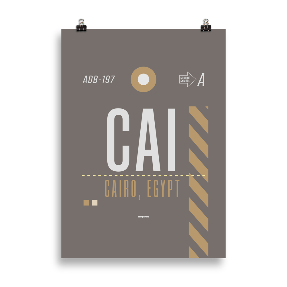 CAI - Cairo Premium Poster – Cockpitstore