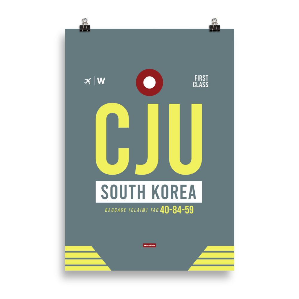 CJU - Jeju Premium Poster – Cockpitstore